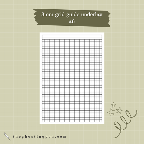 grid guide underlay freebie – The Ghosting Pen